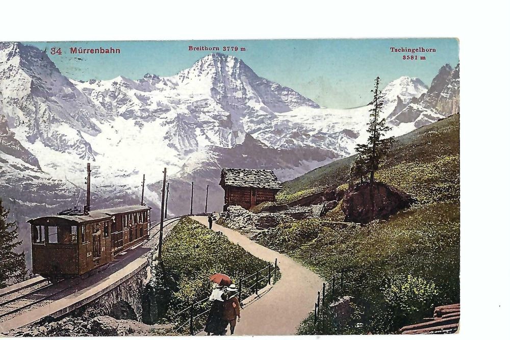 MÜRRENBAHN Bergbahn Lauterbrunnen/Grütschalp -. Mürren 1909 (Gebraucht ...