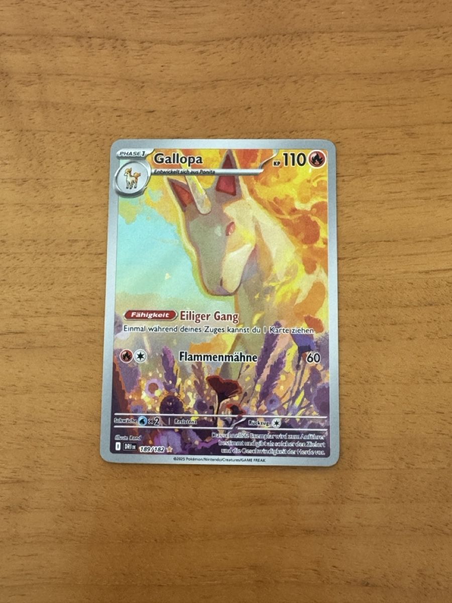 Pokemon DRI DE Gallopa 189/182 (Neu (gemäss Beschreibung)) in Rheineck ...