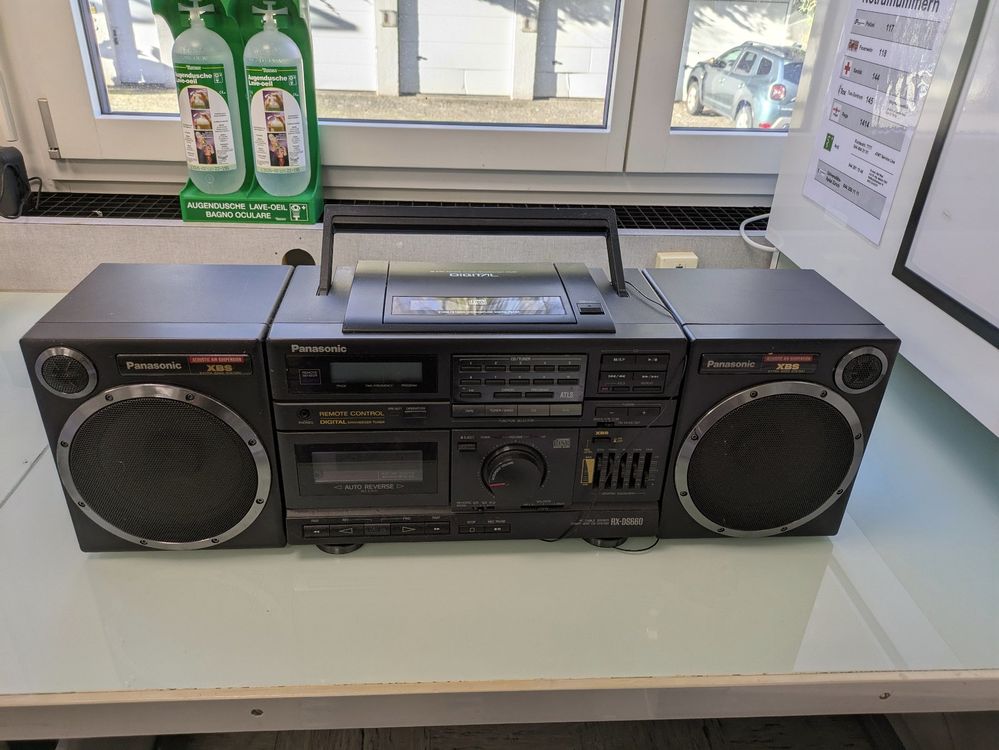 Panasonic RX-DS660 Hifi Boombox Ghetto Blaster CD & Kasetten (Gebraucht ...
