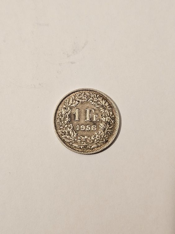 1 Franken 1958 (Gebraucht) in Oberdorf BL für CHF 3.1 – mit Lieferung auf Ricardo kaufen