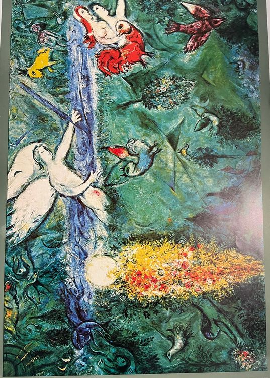 Plakat von Marc CHAGALL (1887-1985) Adam und Eva Aus dem par (Gebraucht) in Baar für CHF 10 ...