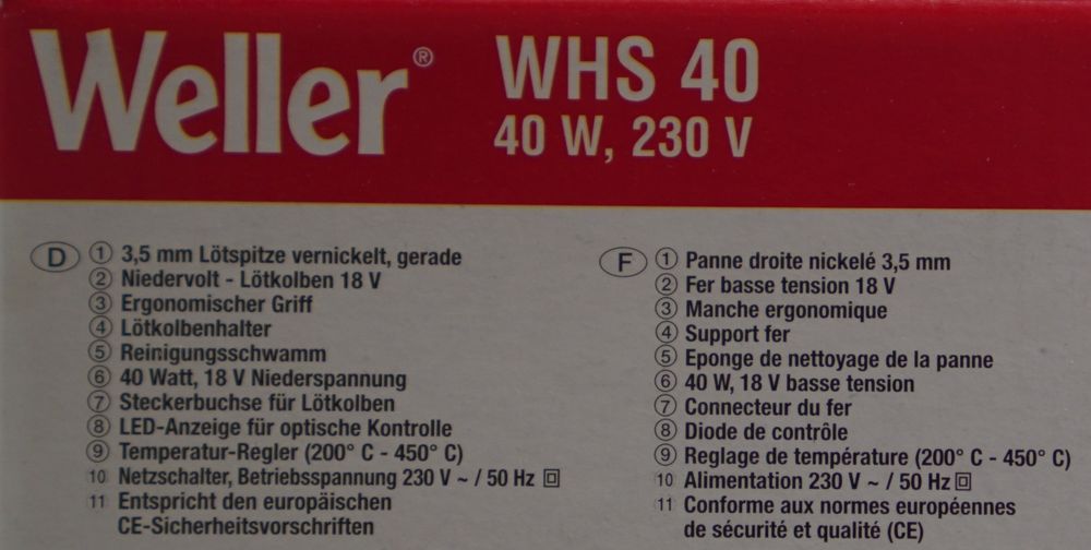 Lötstation Weller WHS40 / Fer à souder Weller WHS40 (Gebraucht) in ...