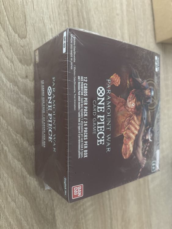 One Piece OP02 Paramount war Booster Box Englisch (Neu (gemäss ...
