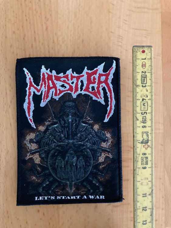 Master Patch Sticker Aufnäher Metal Rock Band (Neu (gemäss Beschreibung ...