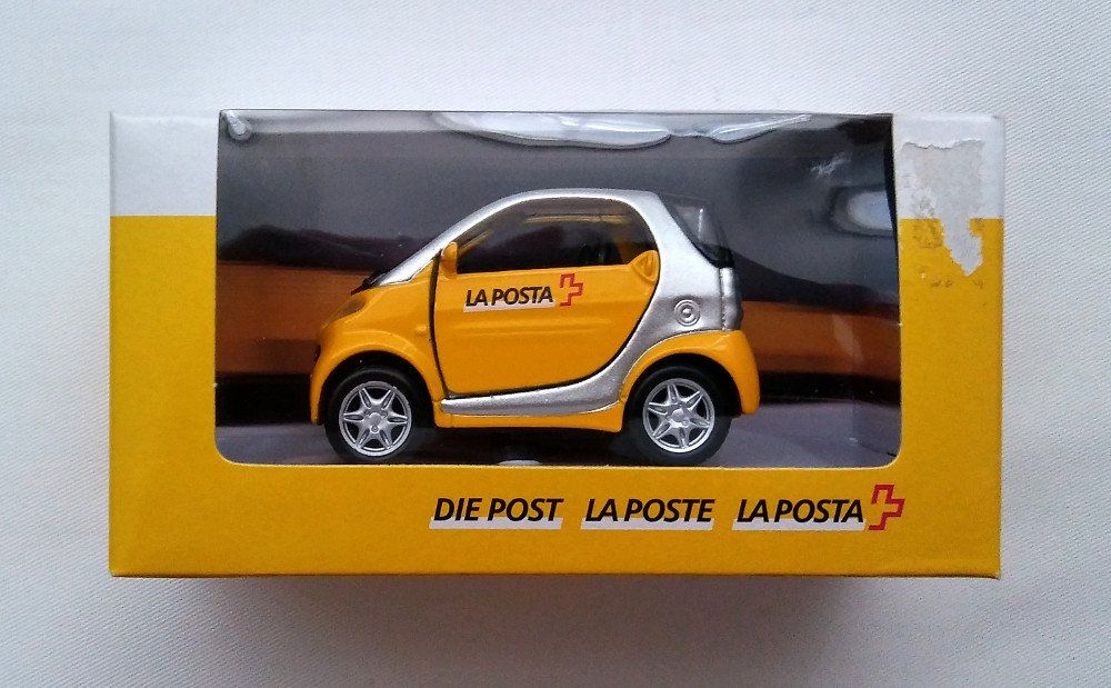 Modellauto - Smart " La Posta " 1:43 (Nuovo e nell'imballaggio ...