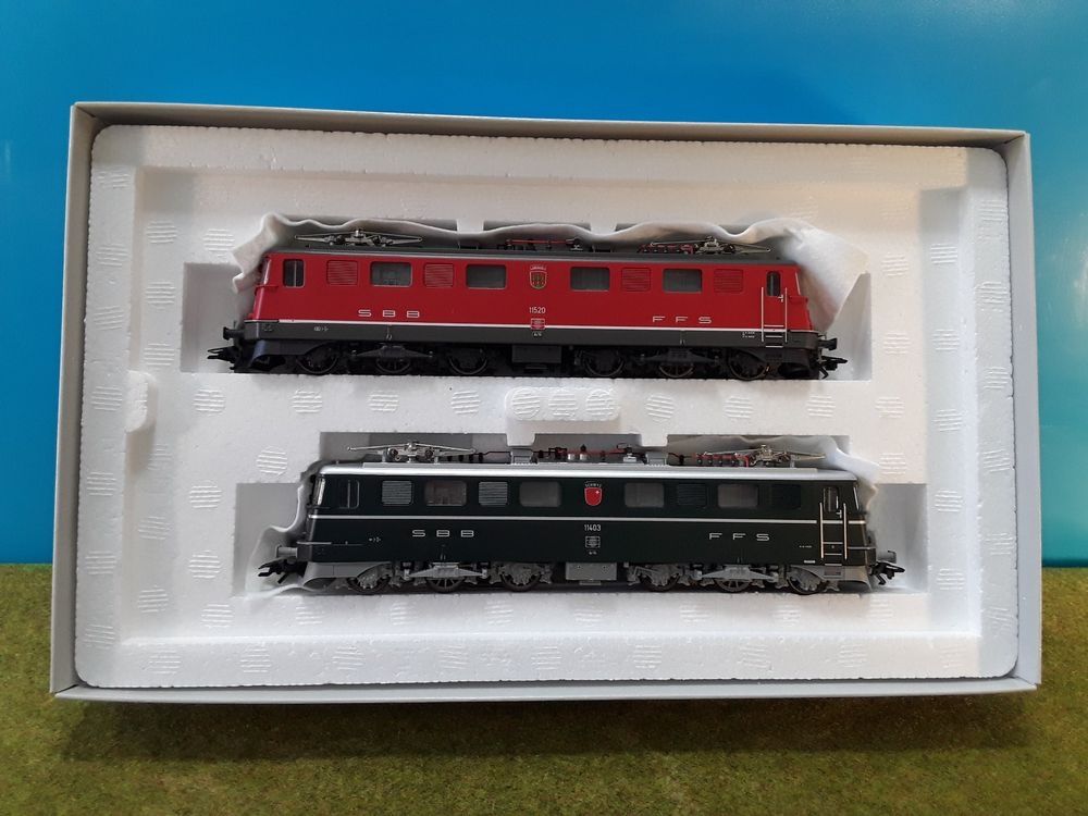 Märklin HO Elektrolokomotiven-Doppelpackung: 50 Jahre Ae 6/6 (Neu (gemäss Beschreibung)) in ...