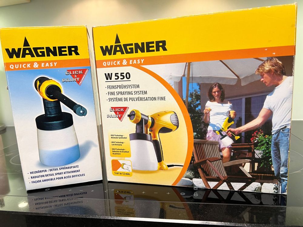 Wagner W550 Quick & Easy Farbsprühsystem Combo | Kaufen auf Ricardo