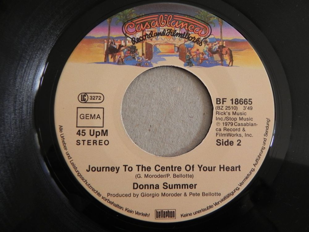 Single Soul Funk Pop Sängerin Donna Summer 1979 Hot Stuff (Gebraucht ...