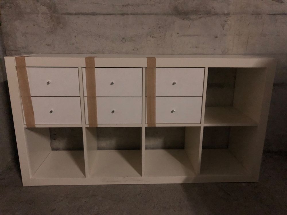 Etagère KALLAX 8 casiers avec 6 tiroirs - IKEA (Gebraucht) in ...