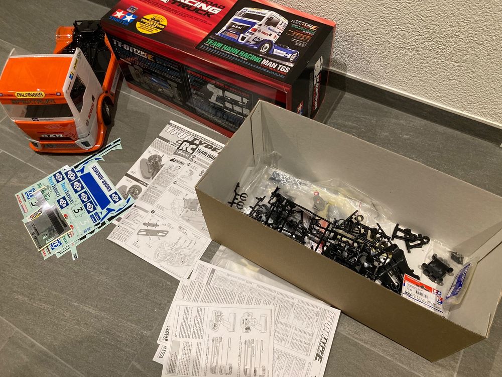 Tamiya TT01 Euro Racing Truck Team Hahn Man Tgs mit Tuning | Kaufen auf ...