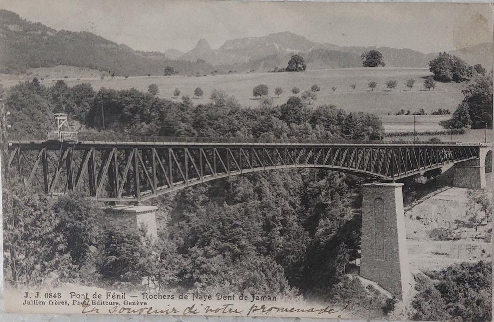 PONT de FÉNIL - Rochers de Naye Dent de Jaman - 1907 (Gebraucht) in Delémont für CHF 10 – mit ...
