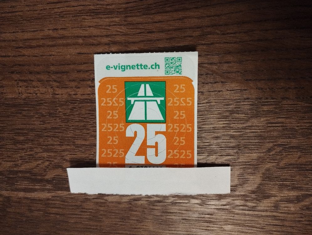 CH Autobahnvignette 2025 neu und ungebraucht (Neu und originalverpackt) in Grosshöchstetten für ...