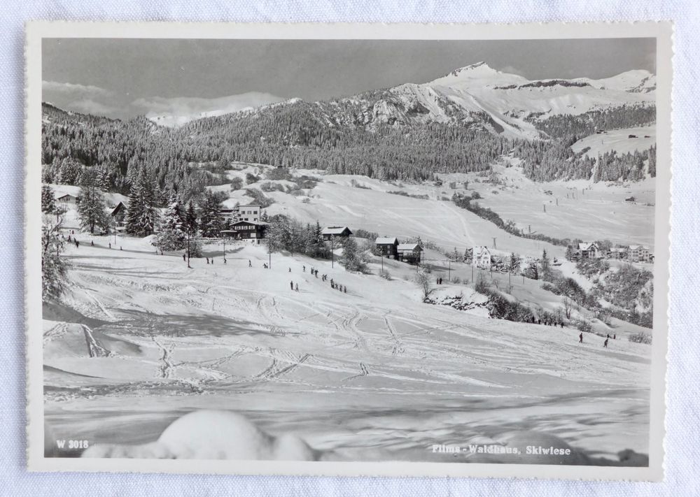 AK FLIMS - WALDHAUS GR, Skiwiese, belebt (Gebraucht) in Wallisellen für CHF 5 – mit Lieferung ...