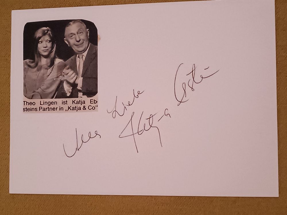 Katja Ebstein - handsigniert (Gebraucht) in Menziken für CHF 4.5 – mit Lieferung auf Ricardo kaufen