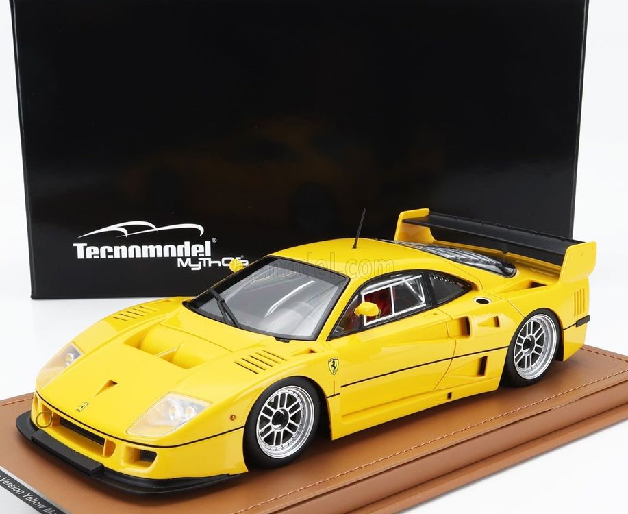 Ferrari F40 LM 1996 Press gelb with BBS Silver 1/18 NEU ltd (Neu und ...