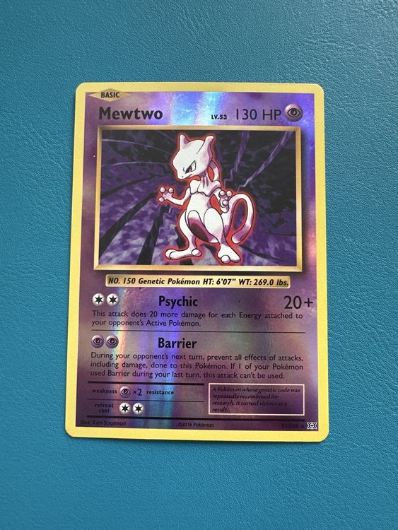 Pokemon Mewtwo Reverse Holo Ultra Selten Top Fanliebling | Kaufen auf ...