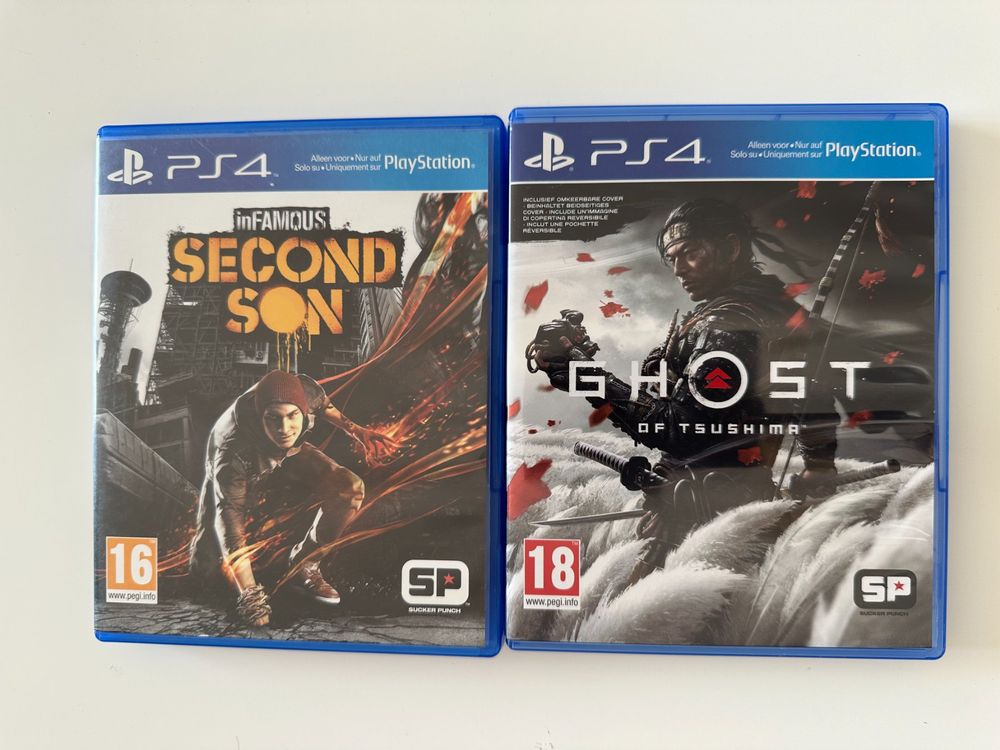 inFamous, Ghost of Tsushima, Sony Playstation 4, PS4, PS5 (Gebraucht ...