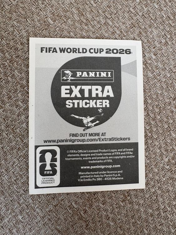 Panini Extra Sticker Erling Haaland FIFA World Cup 2026 ⚽ (Neu (gemäss ...