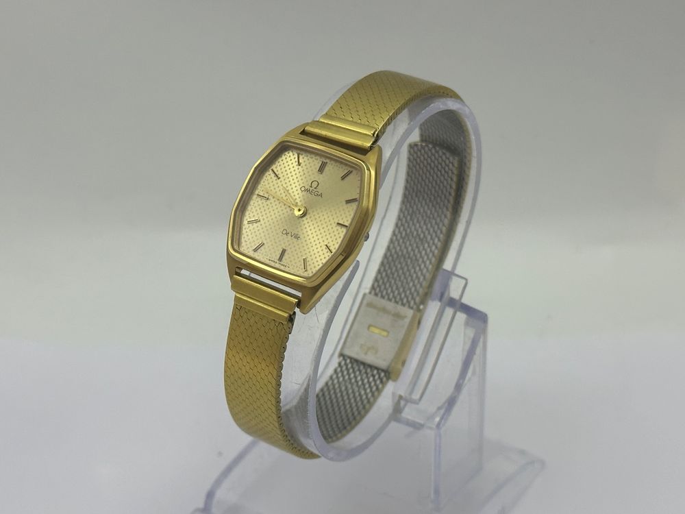 Omega De Ville Quarz Damenuhr ref: 591 0248 cal: 1387 Defekt (Neu ...