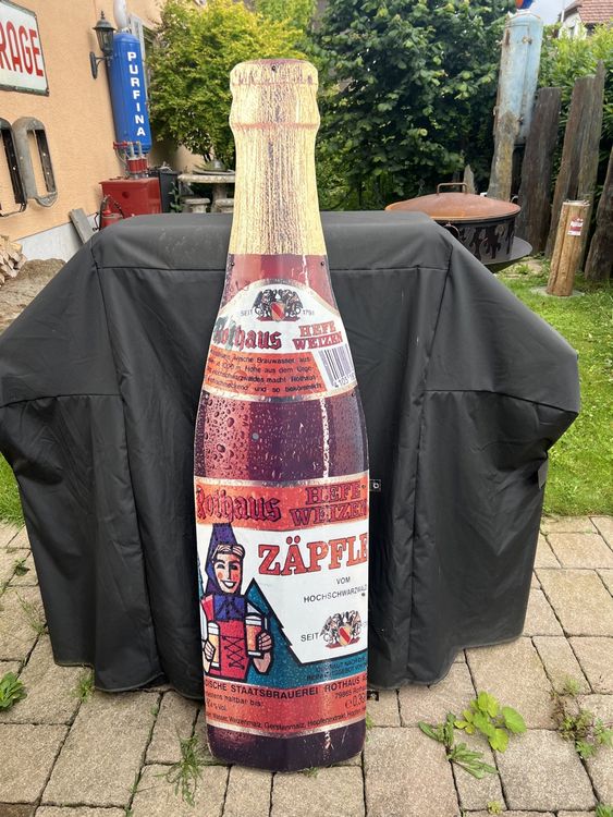 Alteres Werbeschild Zäpfle Rothaus Hefe Weizen Bier (Gebraucht) in ...
