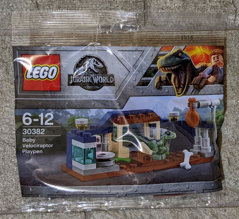 LEGO Jurassic World 30382 Baby Velociraptor Playpen Polybag | Kaufen ...