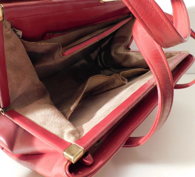 Handtasche 70er Design Leder Handtasche (Gebraucht) in Sursee für CHF ...