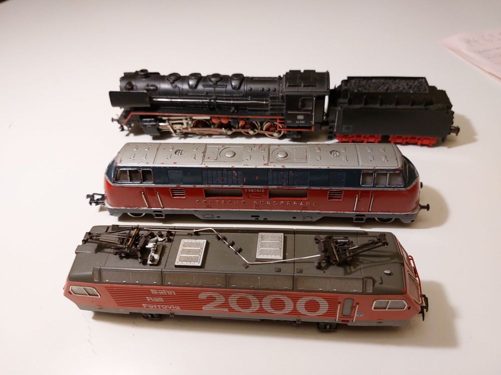 3 Lokomotiven H0 defekt (Gebraucht) in Wölflinswil für CHF 51 – mit Lieferung auf Ricardo kaufen