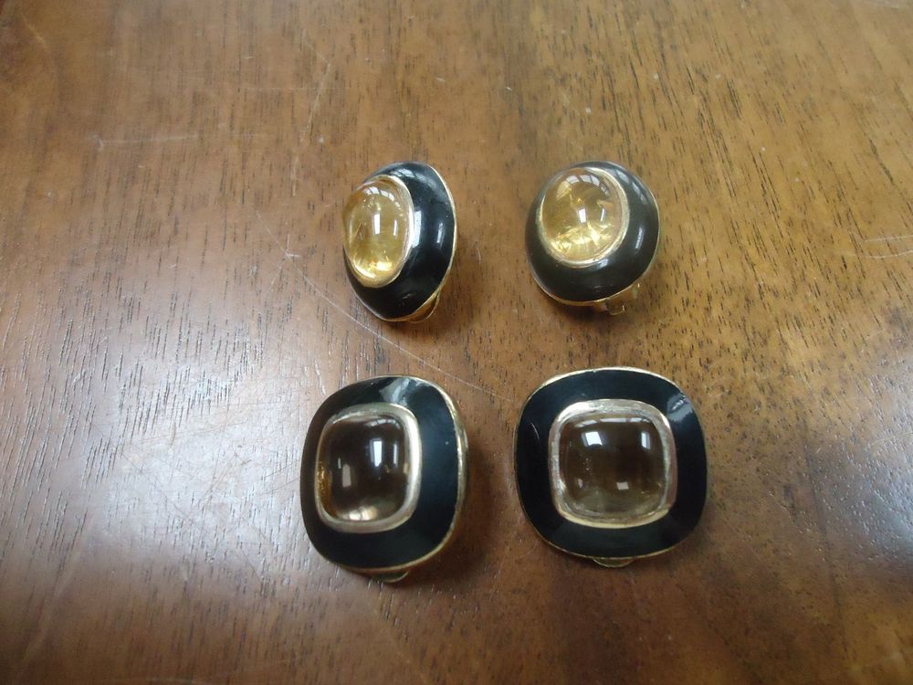 Boucles d'oreilles clips - Francesca Romana Diana - 2 paires (D ...