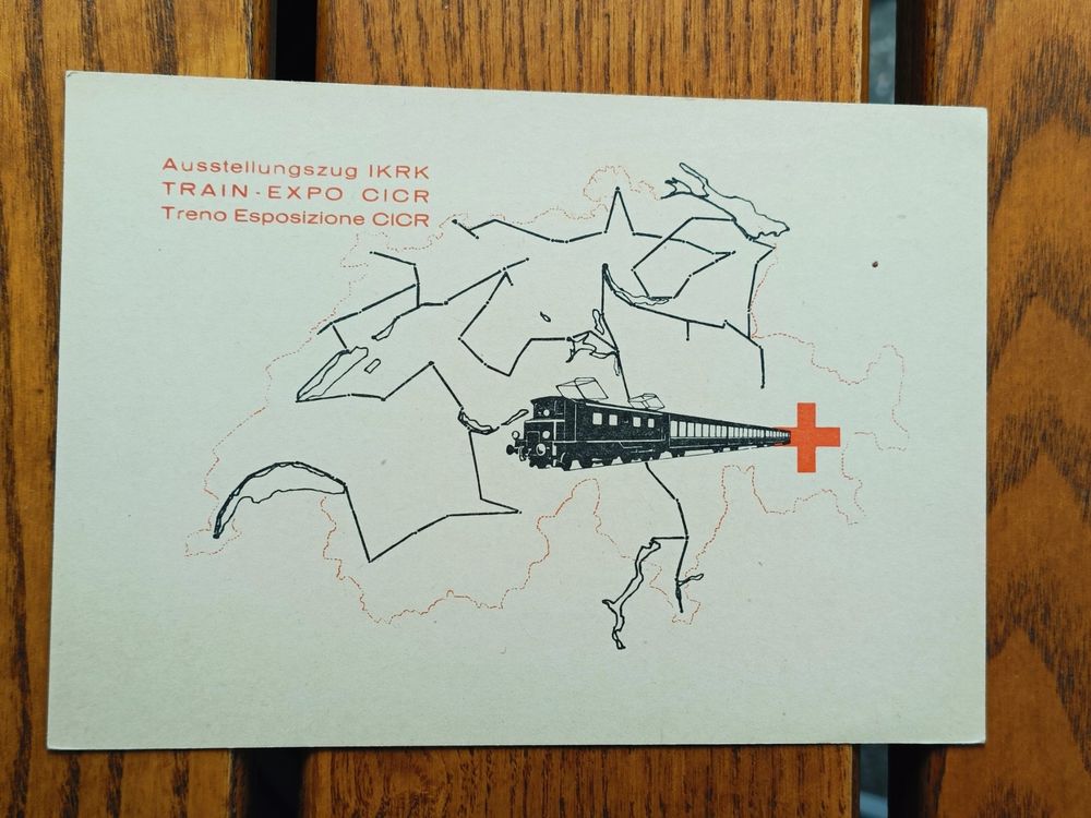Litho Postkarte Ganzsache / Ausstellungszug IKRK - Rot Kreuz | Kaufen ...