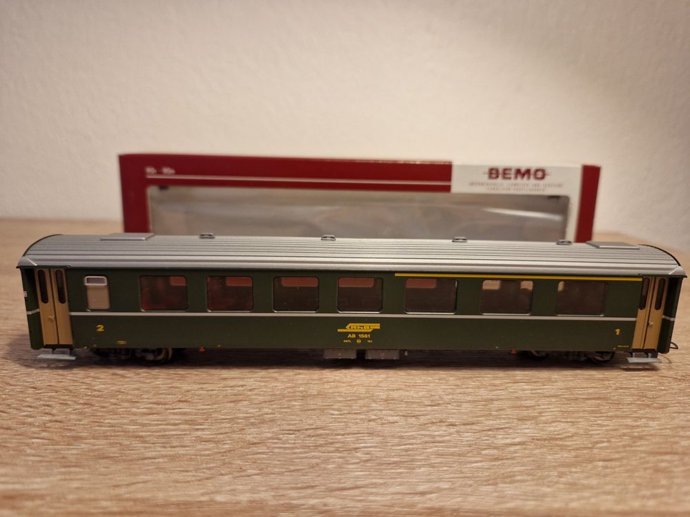 Bemo 3241 111 Personenwagen RhB H0m OVP NEU (Neu und originalverpackt) in St-Aubin-Sauges für ...