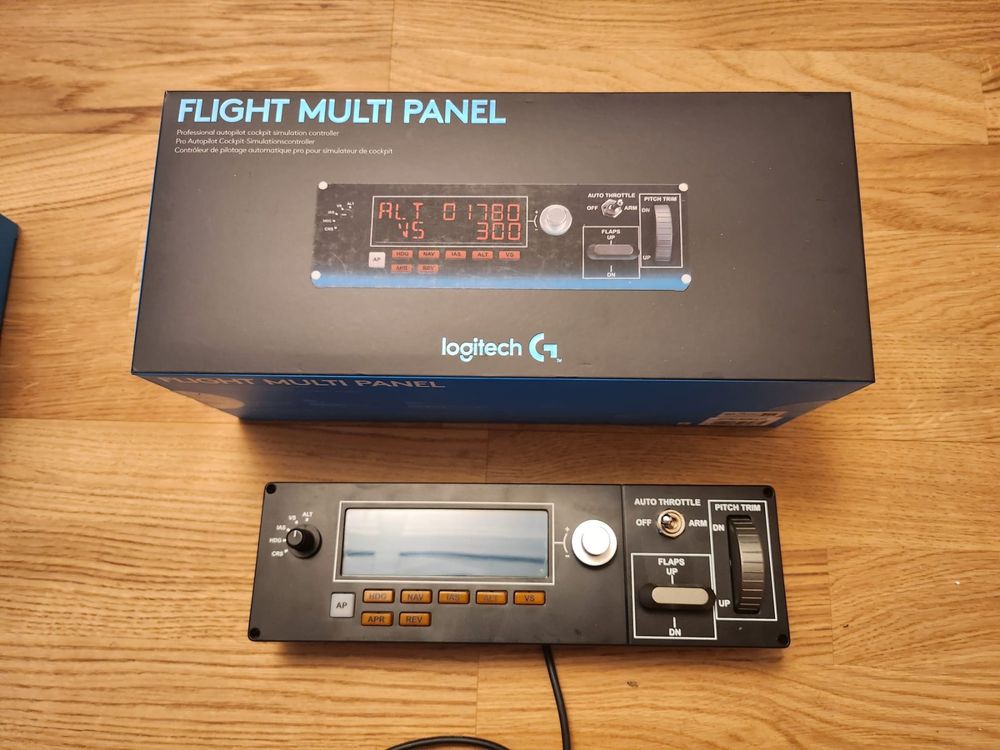 Logitech FLIGHT MULTI PANEL Autopilot mit Originalverpackung (Neu und ...