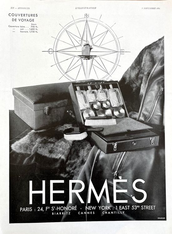 Hermès Paris - Alte Werbung / Ancienne publicité 1931 | Kaufen auf Ricardo