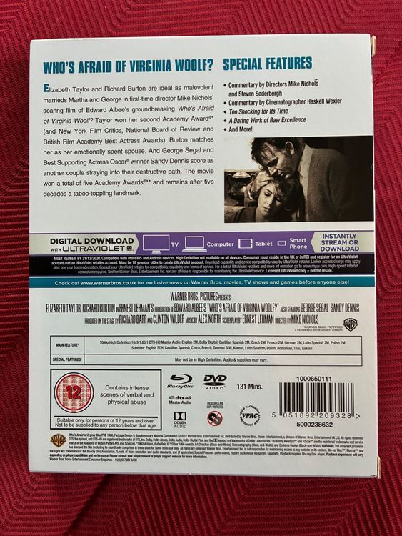 Who´s Afraid of Virginia Woolf? (PC Blu-Ray 33) (Gebraucht) in Elgg für CHF 9 – mit Lieferung ...