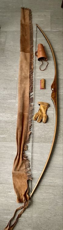 Langbogen Border Archery Falcon 55Lb/28" Scotland + Zubehör (Gebraucht ...
