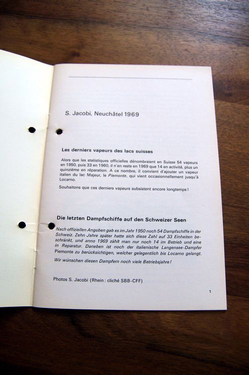 Die letzten Dampfschiffe der Schweiz - Sébastien Jacobi | Kaufen auf ...