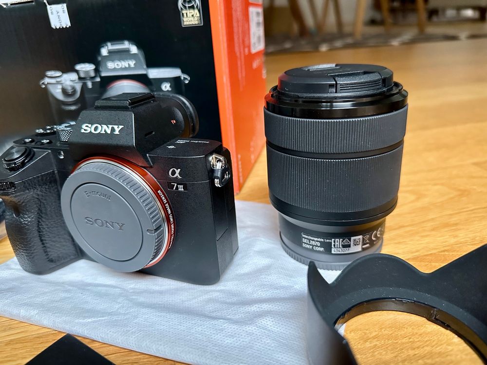 SONY Alpha a7 III + FE 28–70mm F3.5–5.6 OSS Kit | Acheter sur Ricardo