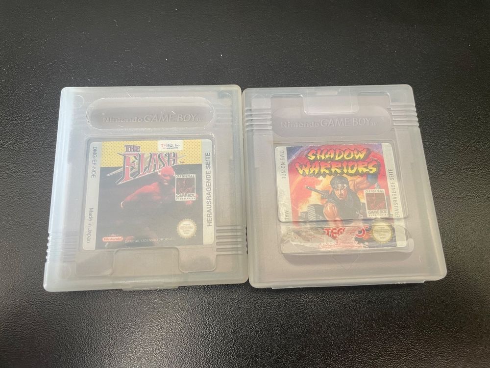 Nintendo Gameboy Classic Spiele (The Flash + Shadow Warrior) | Kaufen ...