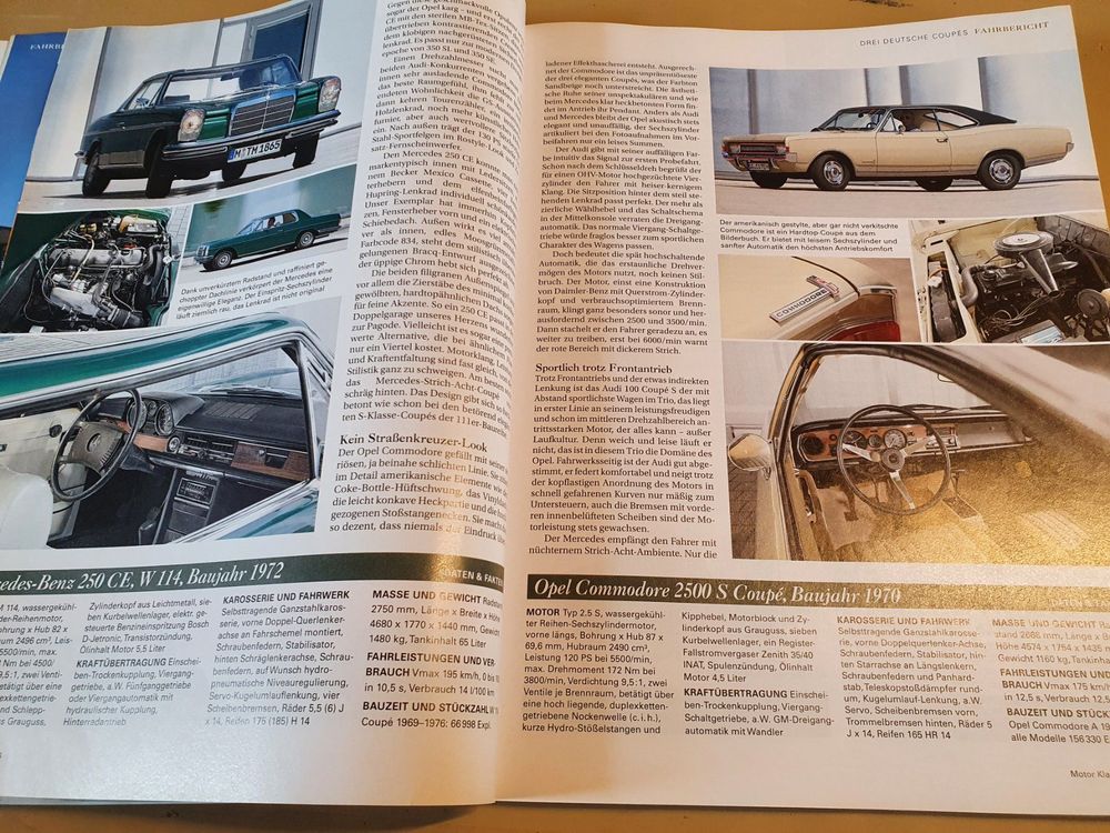 Motor Klassik 9/16 Ferrari 400 Jaguar XJ 250 CE Commodore xx (Gebraucht ...