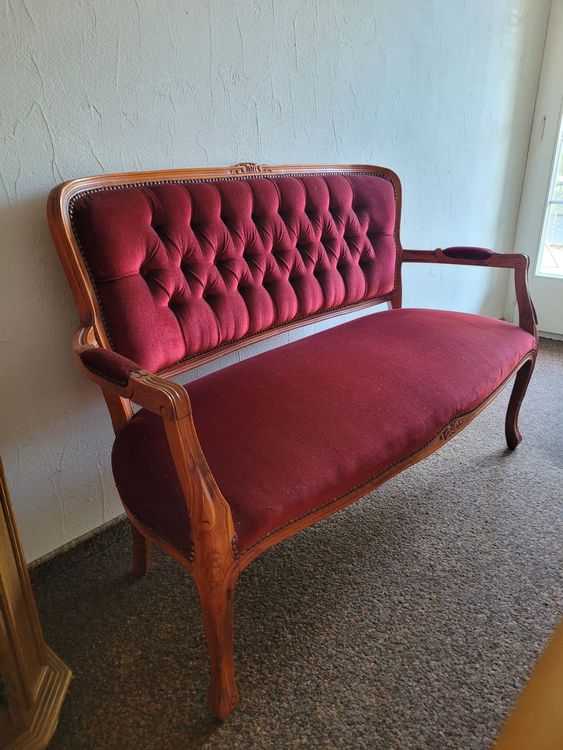 Schönes 2er Sofa auf Antik (Gebraucht) in Zetzwil für CHF 10 – nur Abholung auf Ricardo kaufen