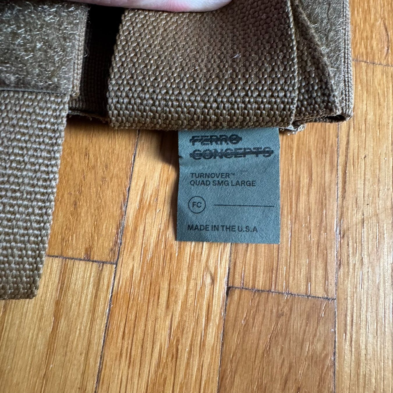 Ferro Concepts Turnover Magazine Pouch Quad SMG Large coyote (Neu ...