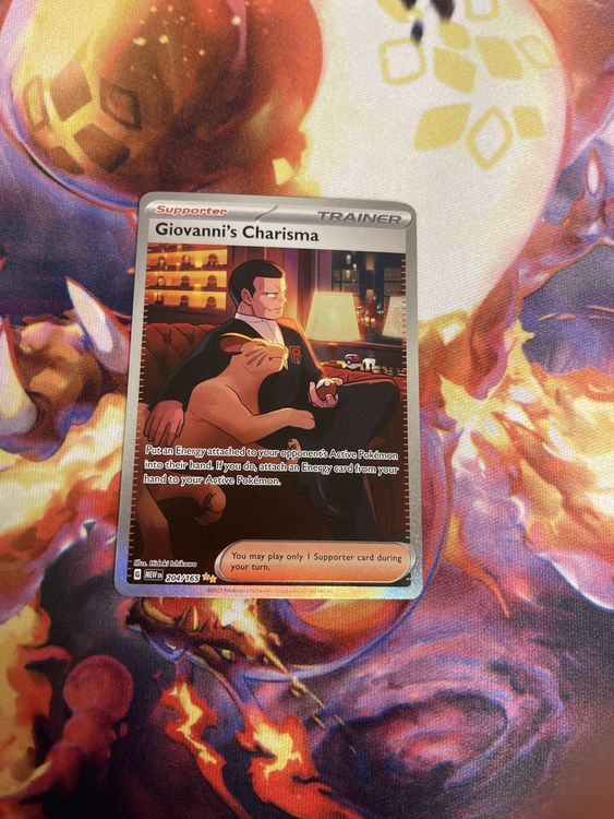 Giovanni's Charisma Full Art Pokemon Karte Trainer | Kaufen auf Ricardo