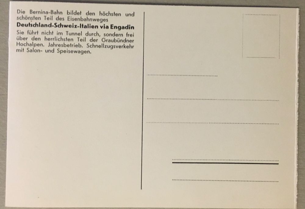 Albert Steiner, Bernina-Bahn, Santa Maria bei Poschiavo | Kaufen auf ...