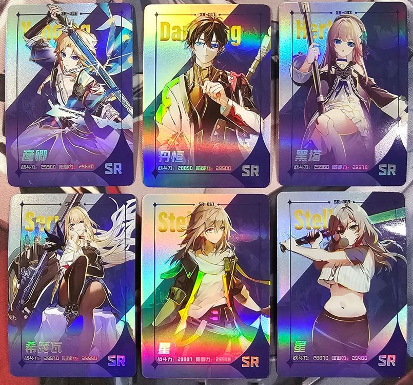 Honkai Star Rail TCG - Set of 6 cards SR Holo | Kaufen auf Ricardo