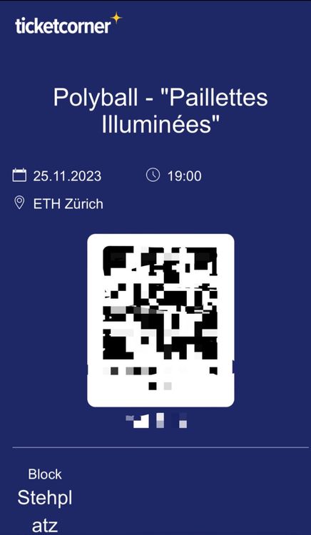 1x Ticket Polyball 2023 (Legi Eintritt ) (Neu und originalverpackt) in Neuchâtel für CHF 99 ...