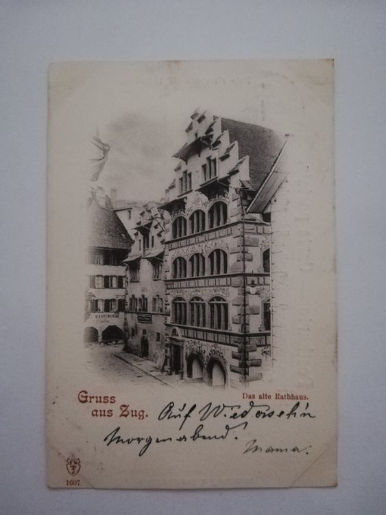 Postkarte Gruss aus Zug 1898 | Kaufen auf Ricardo