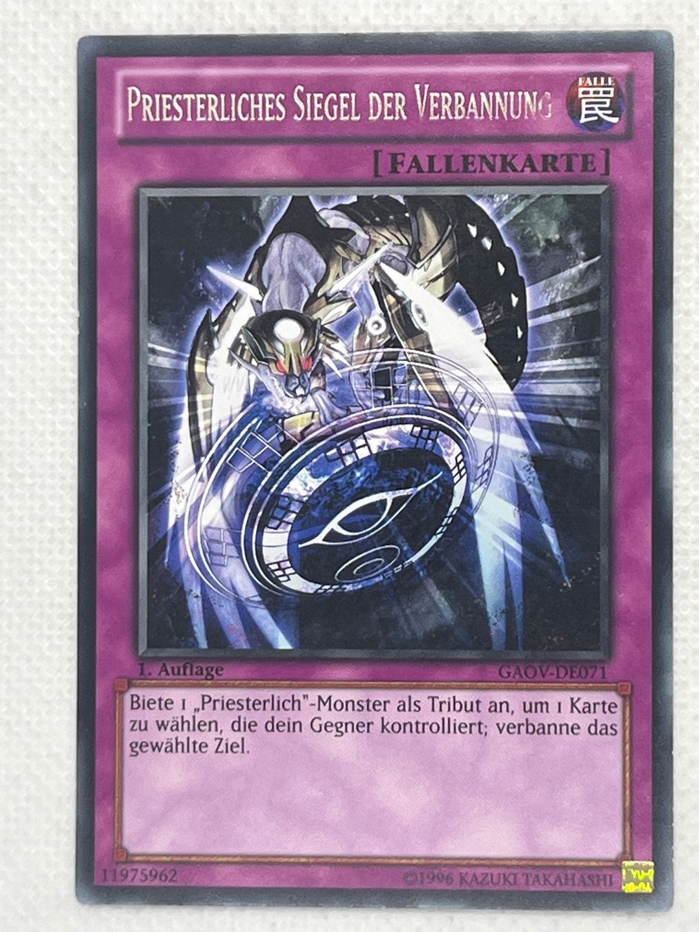 Yu-Gi-Oh! Karte: Priesterliches Siegel der Verbannung (Gebraucht) in ...