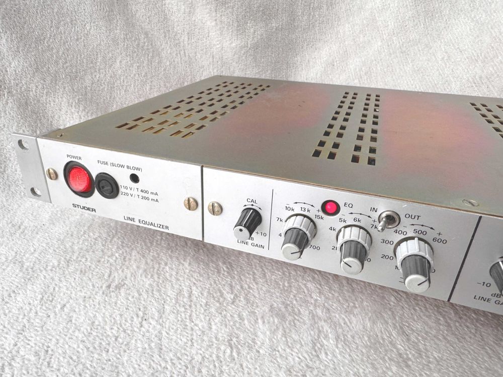Studer Line Equalizer highend Studio EQ 3stk transformer IO (Gebraucht ...