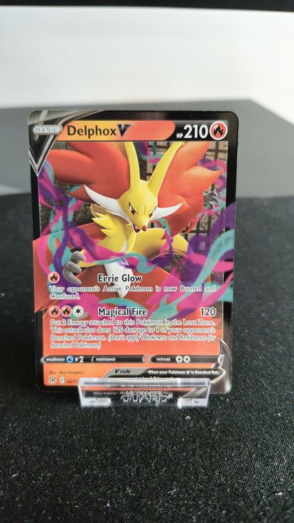Carte Pokémon Delphox V (LOR027) (D'occasion) à Arzier-Le Muids pour ...