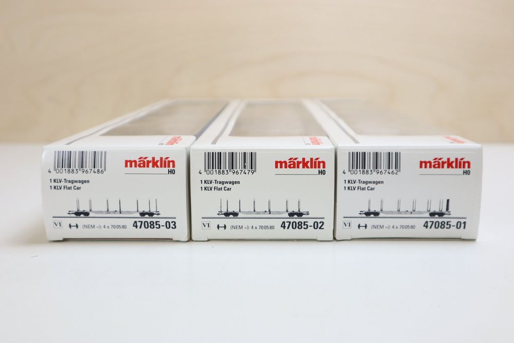 Märklin 3 x KLV-Tragwagen Set 47085 (Gebraucht) in für CHF 99 – mit ...