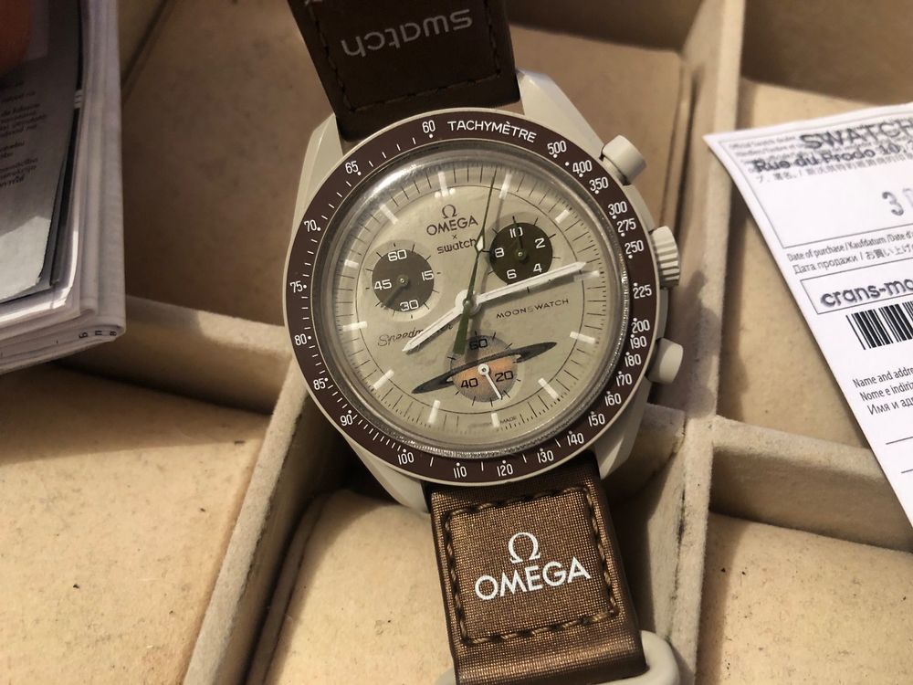 Montre Swatch Omega speedmaster mission to Saturn full set | Kaufen auf ...